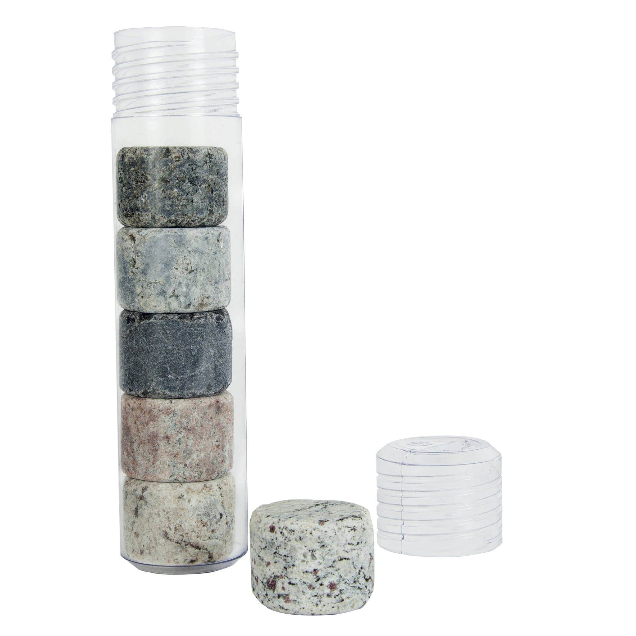 On The Rocks Tube-6 Stone Set | Quicksilver Gallery